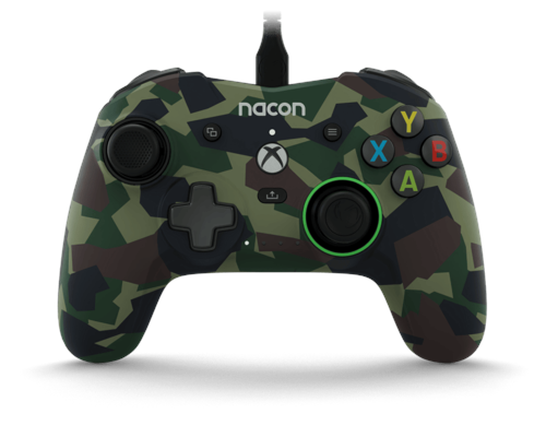 Nacon Pro Compact Wired Controller Camo Green Xbox Series X